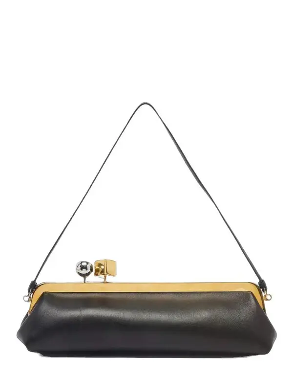 Jacquemus La Salon Clasp Clutch Bag - Black