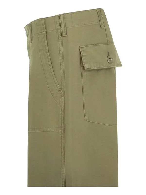 R13 D'arcy Flared Trousers - Green
