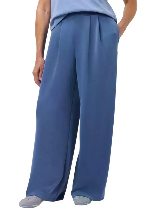 Sweaty Betty Sand Wash Wide-leg Track Pants - Blue