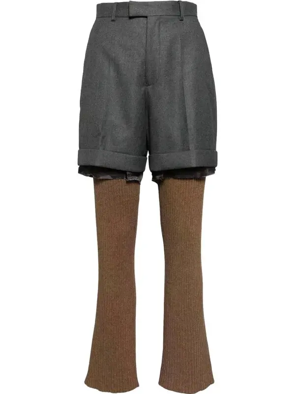 Undercover Panelled Trousers - Grey