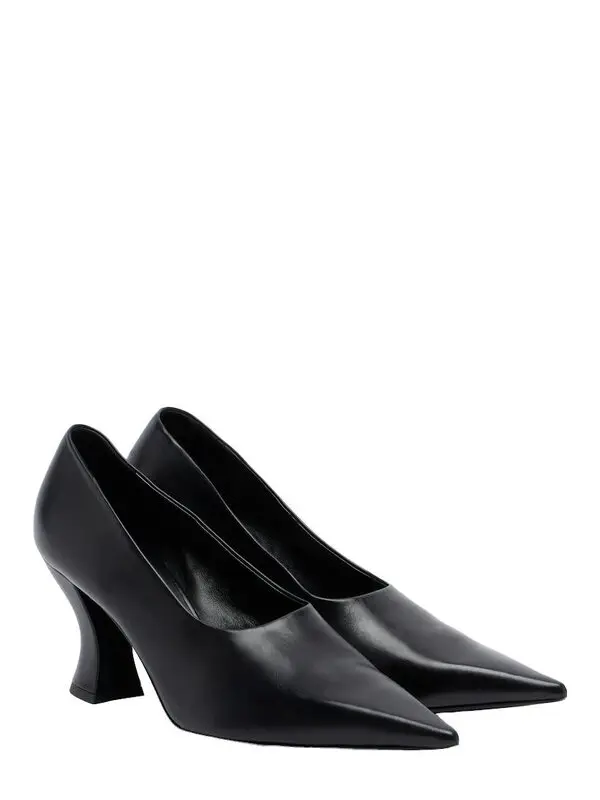 Khaite Colleen Leather Pumps - Black