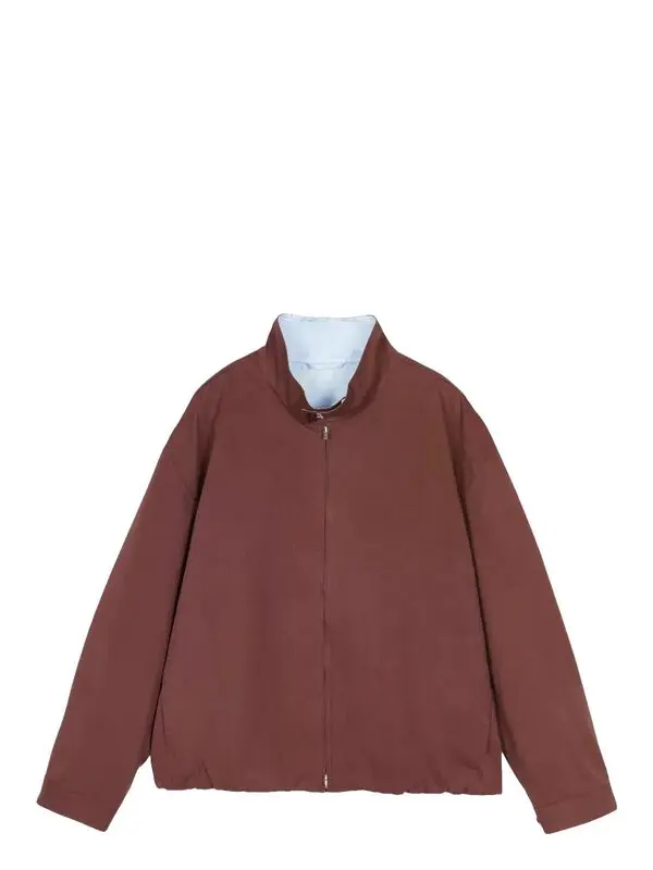 CROQUIS Stand-collar Relaxed-fit Jacket - Red