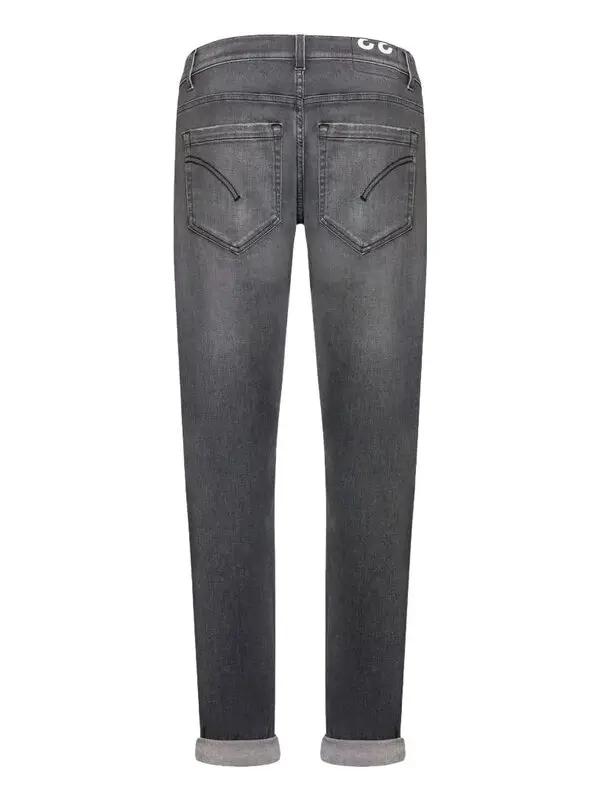 DONDUP Slim-fit Faded Jeans - Grey