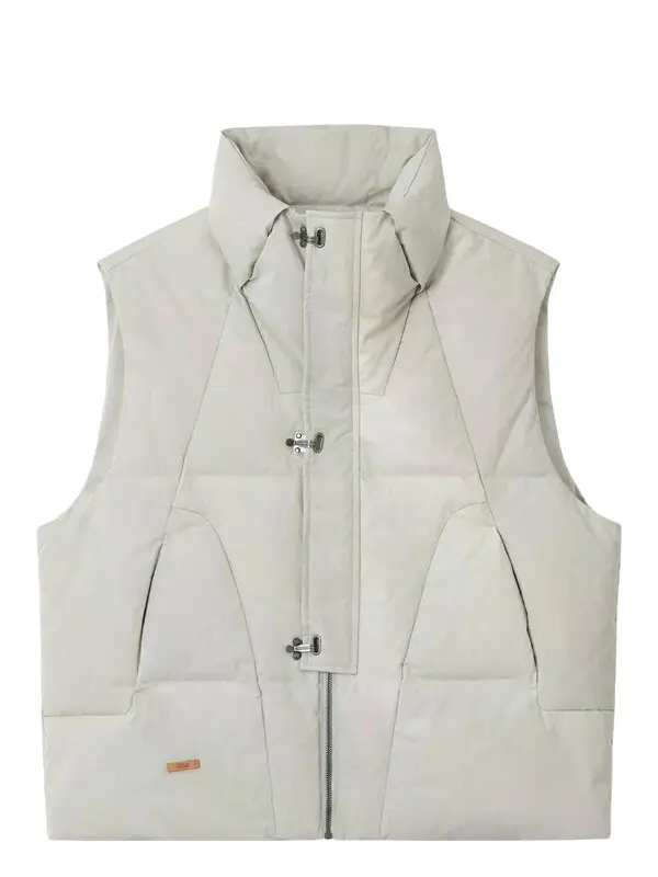 Izzue Padded Lobster-clasp Gilet - Grey
