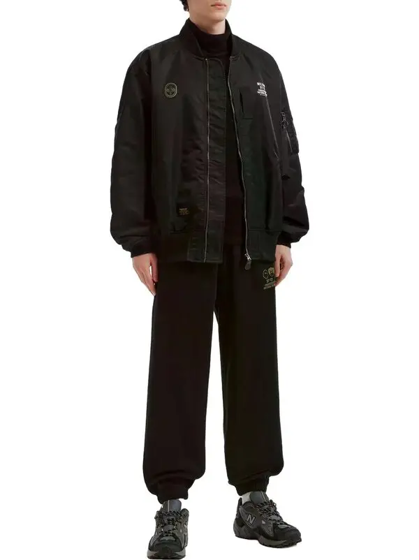FINGERCROXX Logo-print Track Pants - Black