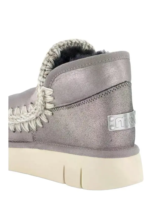 Mou Eskimo Bounce Leather Sneakers - Grey