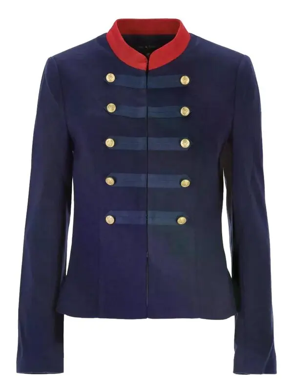 Rag & Bone Mercer Regalia Military-style Wool Jacket - Blue
