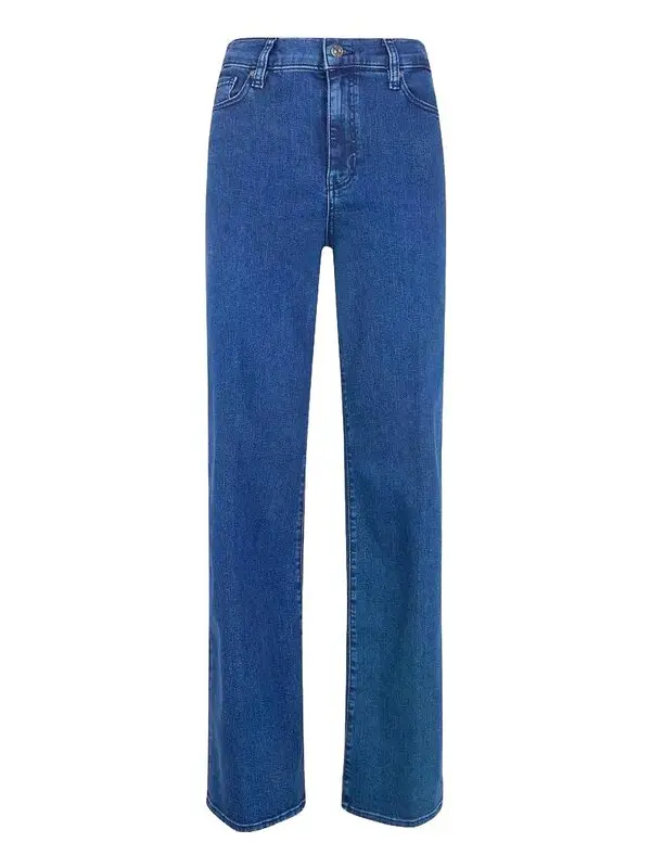 FRAME Le Slim Palazzo Jeans - Blue