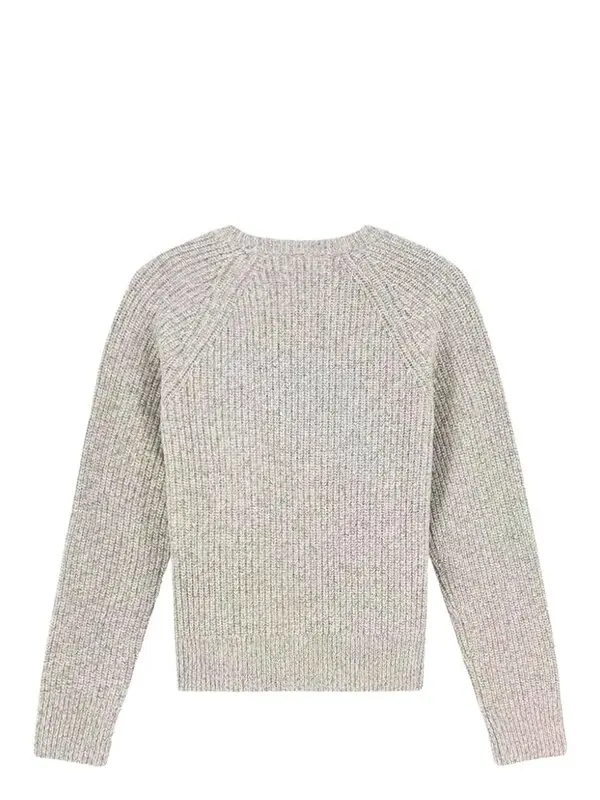 Aspesi Ribbed-knit Raglan-sleeve Jumper - Neutrals