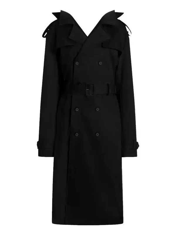 Dolce & Gabbana Double-breasted Trench Coat - Black