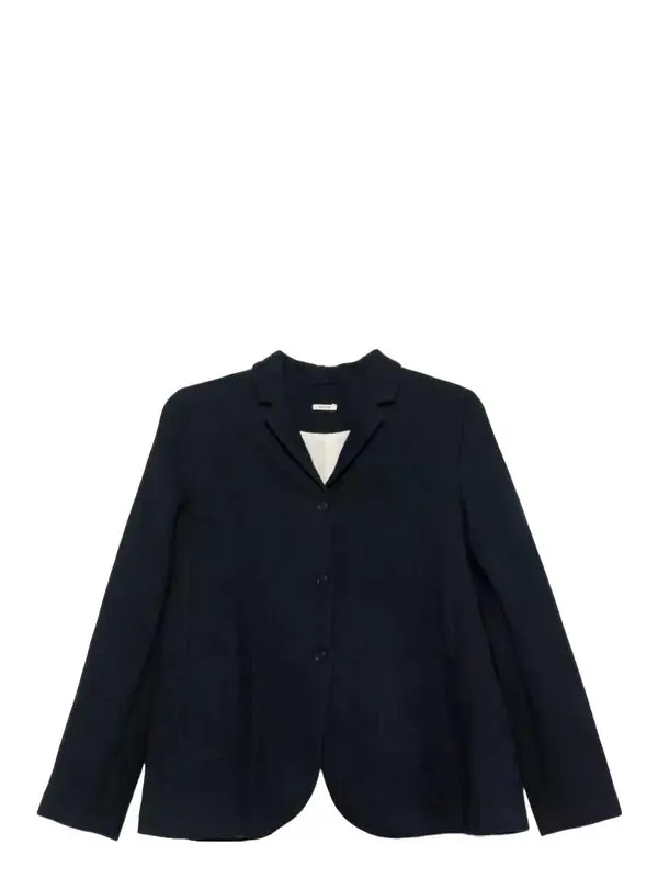 Apuntob Notched-lapel Patch-pocket Jacket - Blue