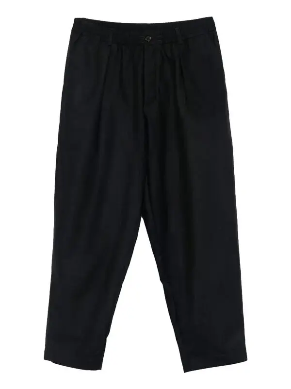 Universal Works Pleated Elasticated-waist Trousers - Blue