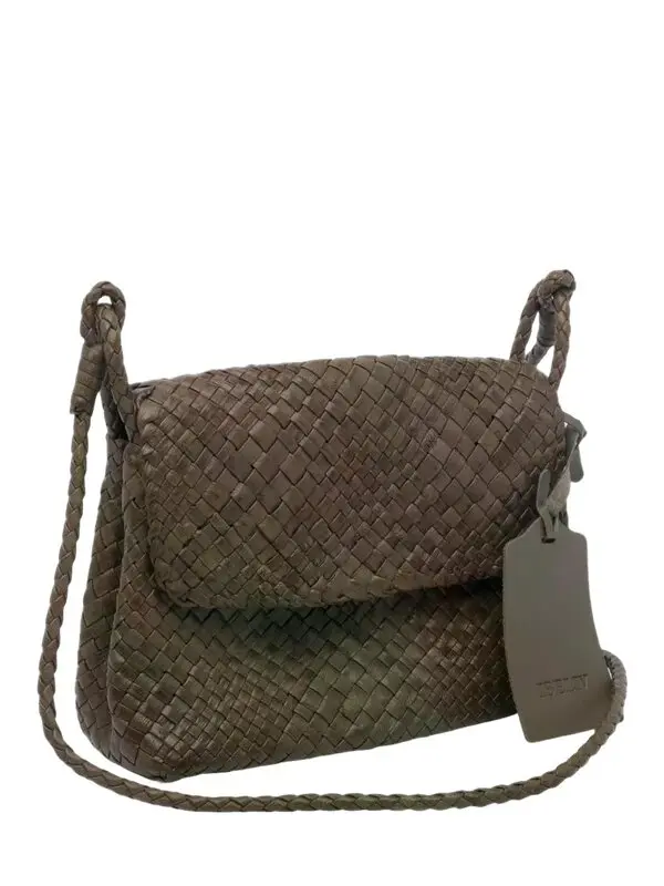 IBELIV Paris Woven Crossbody Bag - Brown