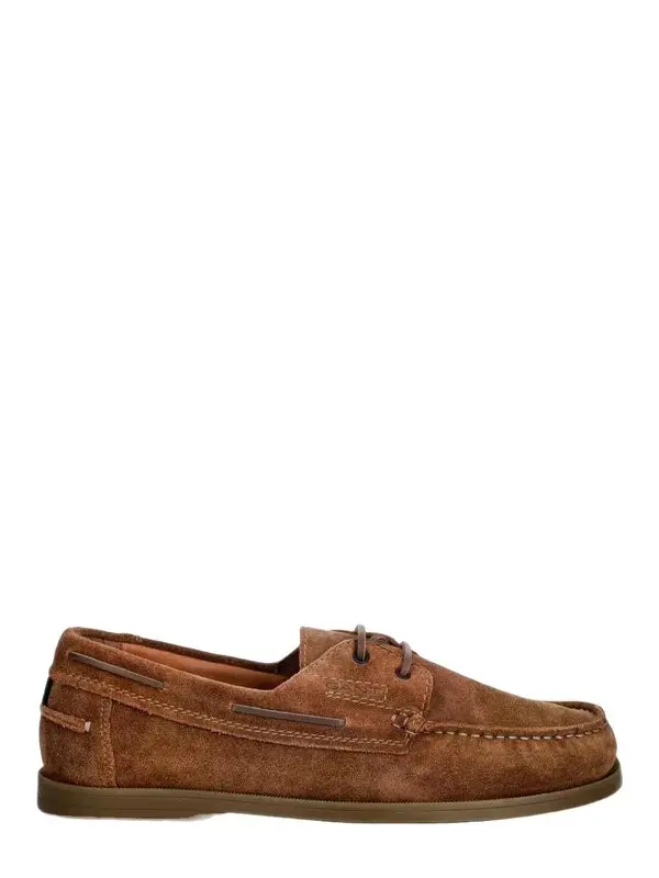 Gant Lace-up Suede Boat Shoes - Brown