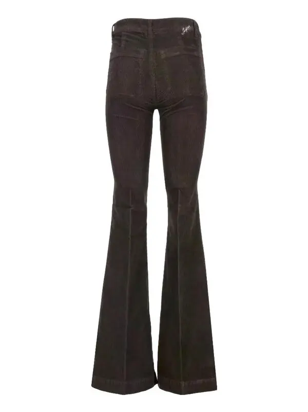 Seafarer Delphine Stretch-corduroy Flared Trousers - Brown