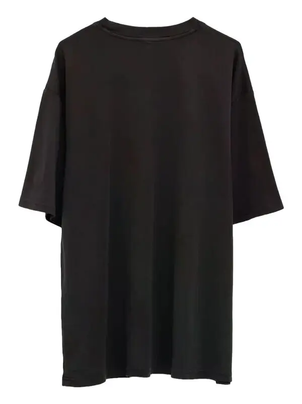 LAUREN MANOOGIAN Interlock Oversized Crew-neck T-shirt - Black