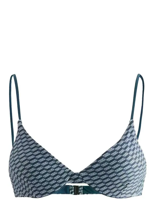 Kith Bellamy Monogram Balconette Top - Blue