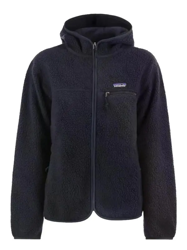 Patagonia Teddy Fleece Hooded Jacket - Blue