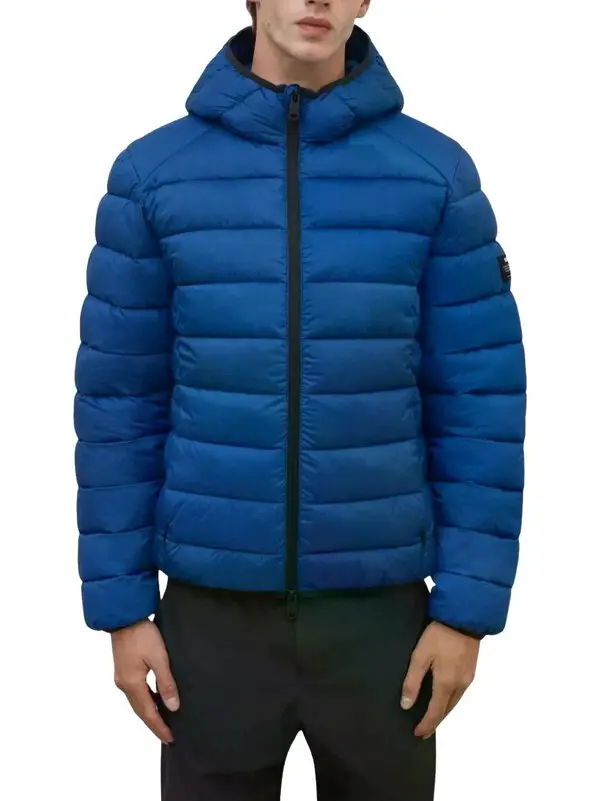 ECOALF Aspenalf Hooded Quilted Jacket - Blue