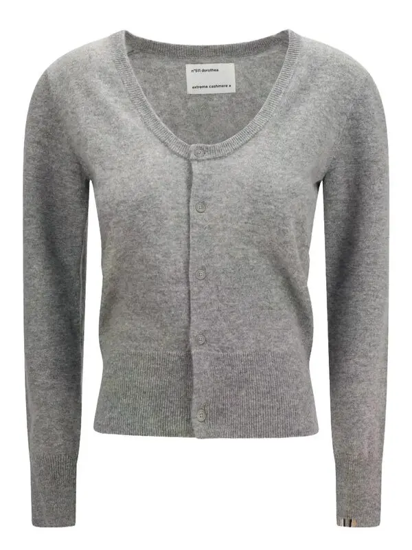 Extreme Cashmere N°511 Dorothea Cardigan - Grey
