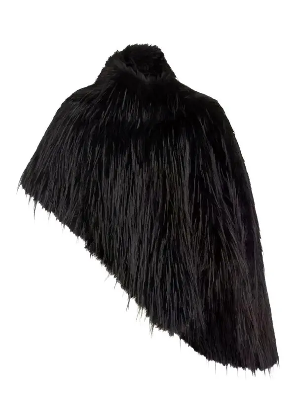 Loulou De Saison Zari Faux-fur Cape - Black