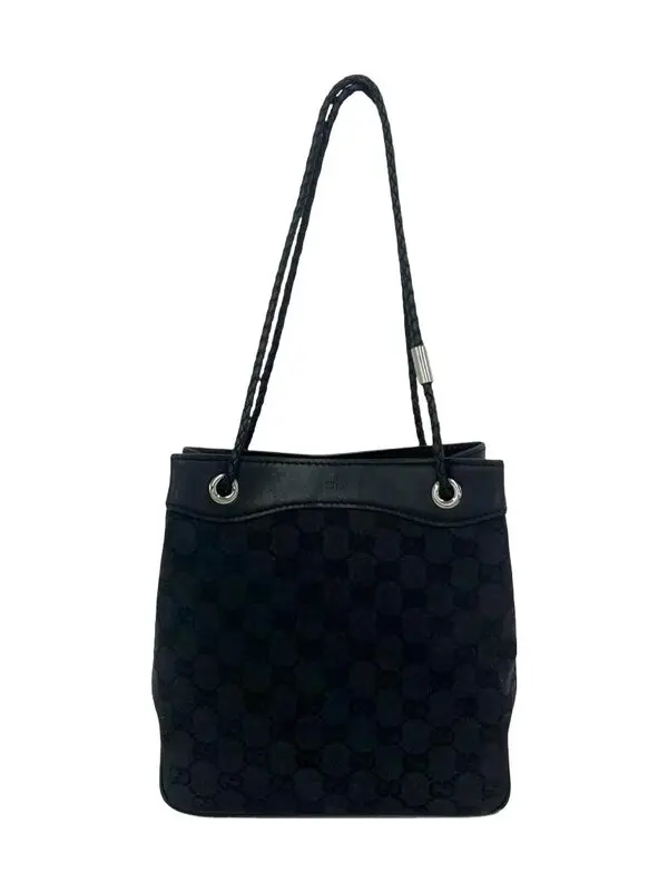 Gucci 2000-2015 Gg Canvas Gifford Tote Bag - Black