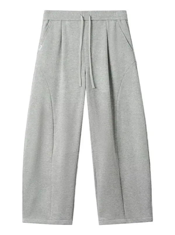 FIVE CM Pleated Panelled Track Pants - Grey