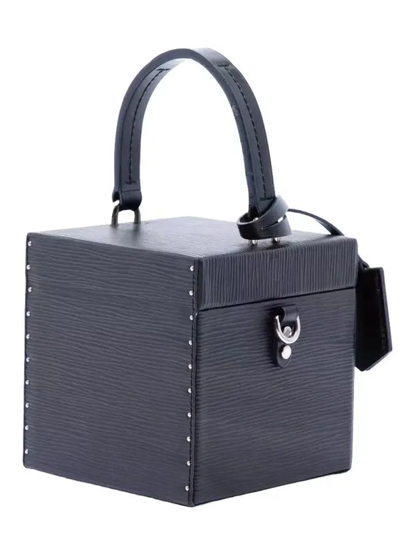 LOUIS VUITTON 2018 Epi Bleecker Box Satchel - Black