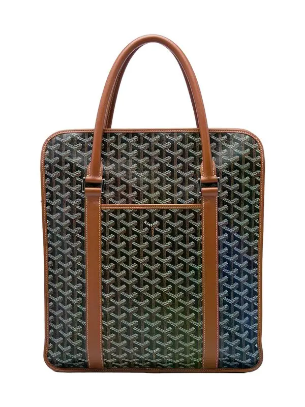 Goyard 2018 Goyardine Bourgogne Tote Bag - Black