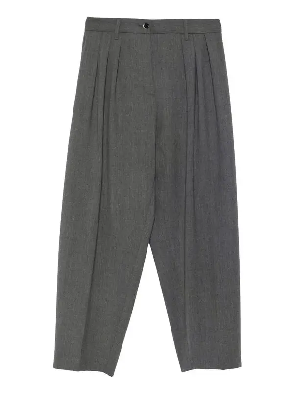 NINE:INTHE:MORNING Gerda Pleated Trousers - Grey