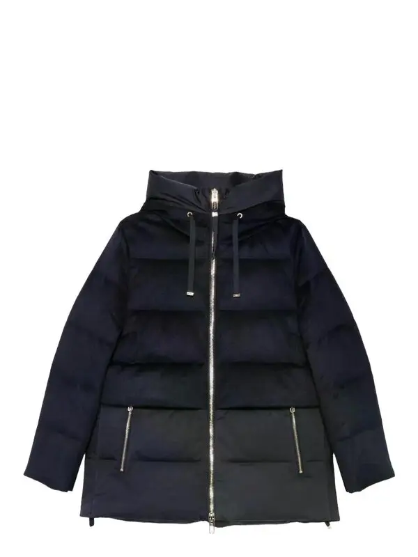 DUNO Keiko Quilted Hooded Jacket - Blue