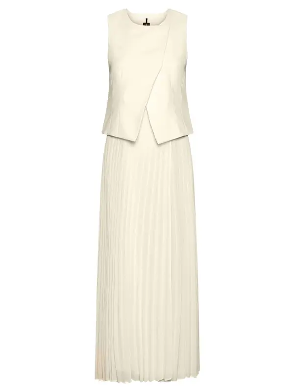 Marella Two-piece Effect Maxi Dress - White