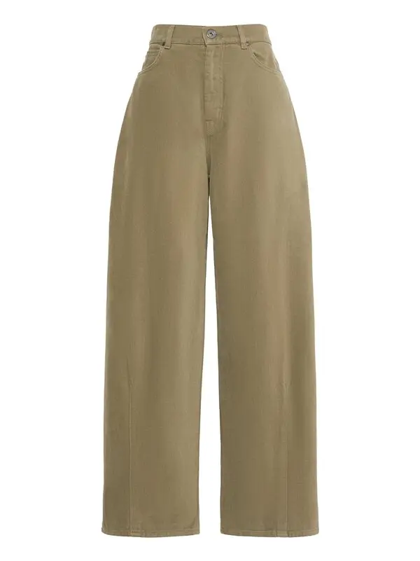 Max Mara Slouchy Wide-leg Jeans - Brown