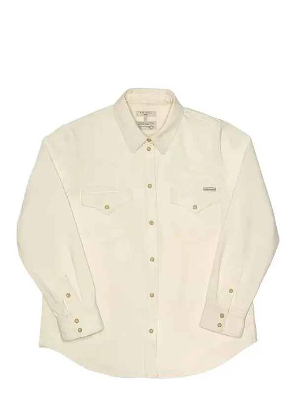 Nudie Jeans Lotta Western Denim Shirt - Neutrals