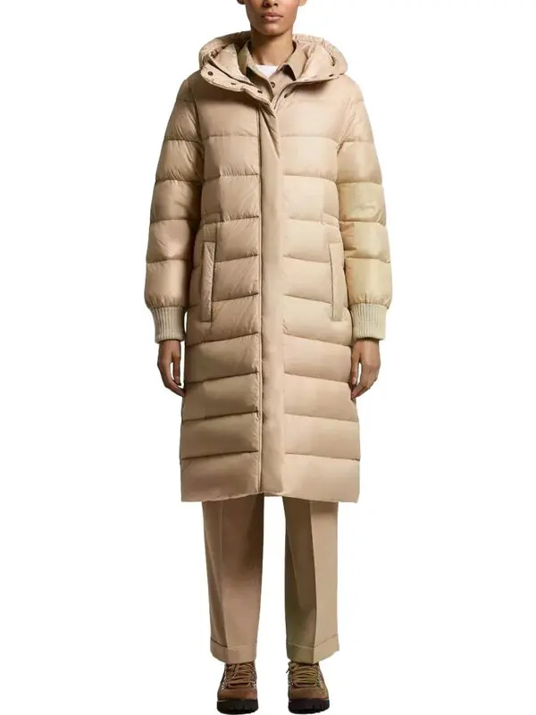 Peserico Hooded Padded Coat - Neutrals