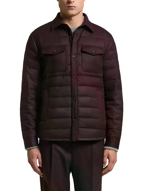 Peserico Quilted Padded Jacket - Red