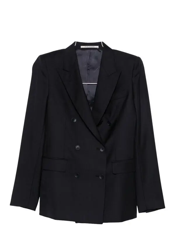 Tagliatore Double-breasted Wool Suit - Blue