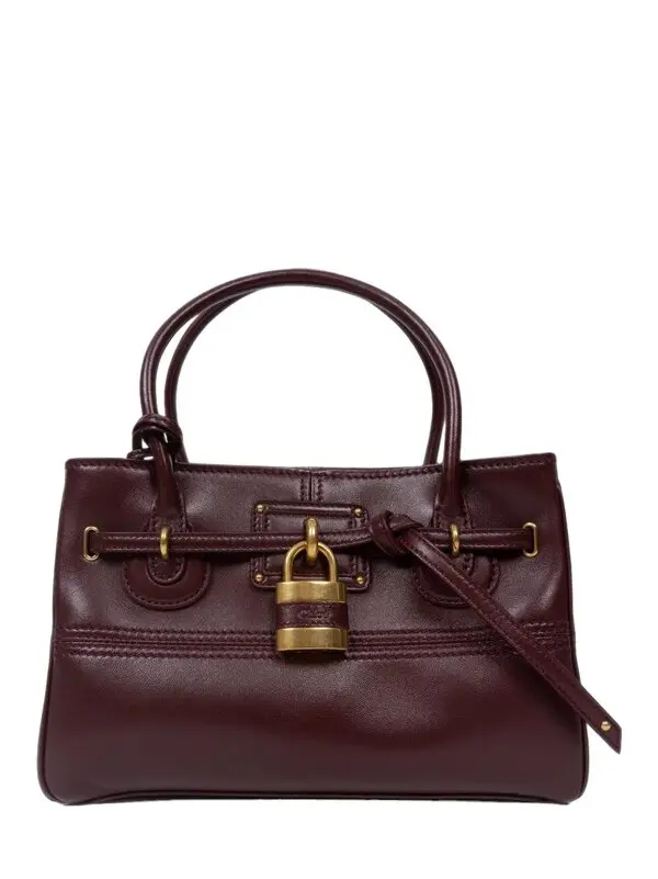 Chloé Paddington Sling Leather Handbag - Red