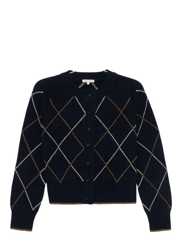 MOISMONT Auguste Wool Cardigan - Blue
