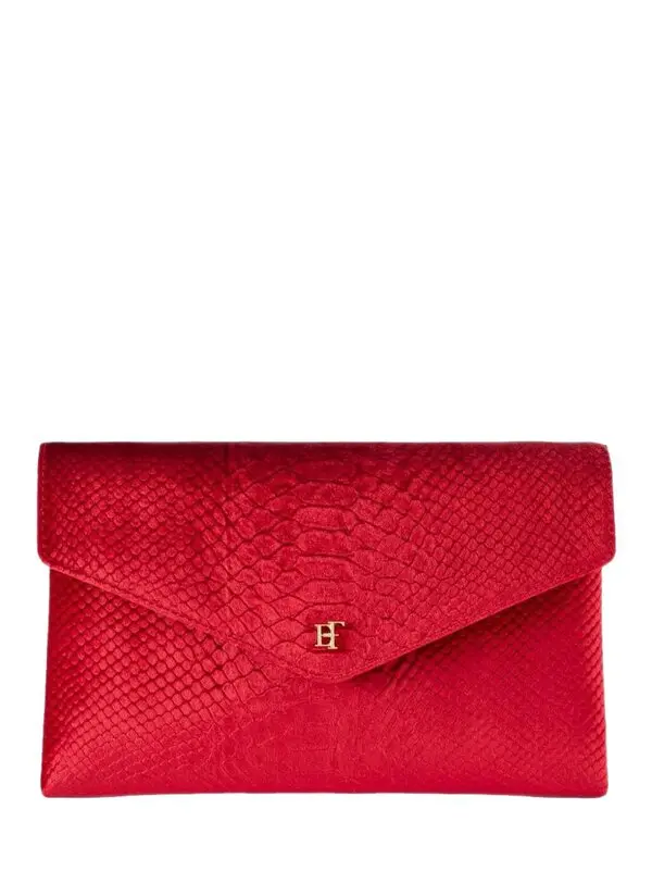 Elisabetta Franchi Flap Clutch - Red