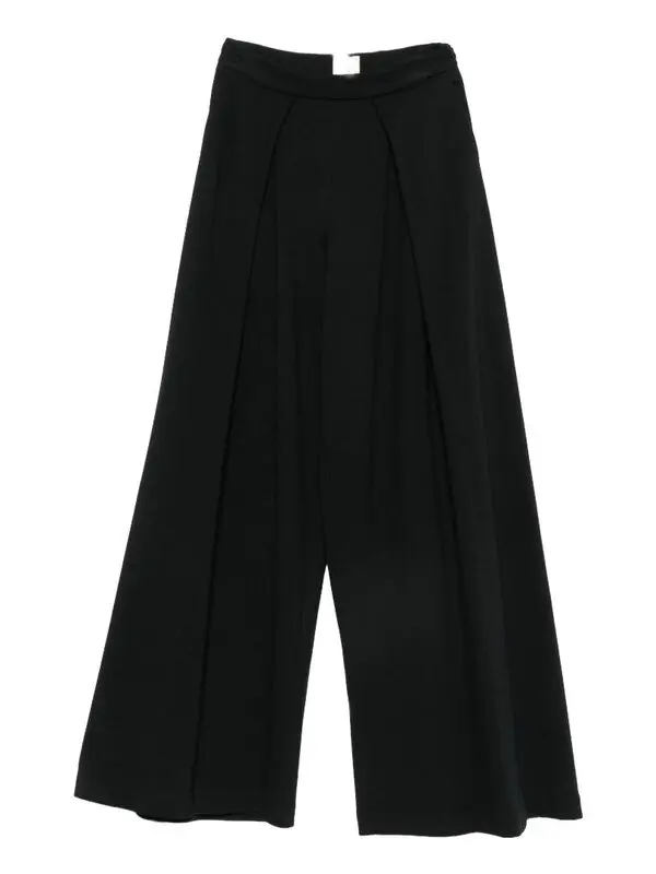 BYE Wide-leg Trousers - Black