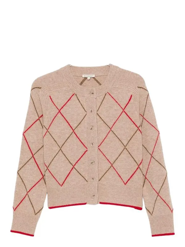 MOISMONT Auguste Wool Cardigan - Beige
