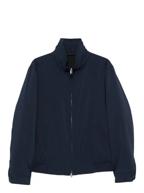 Brioni Nylon Blouson Jacket - Blue