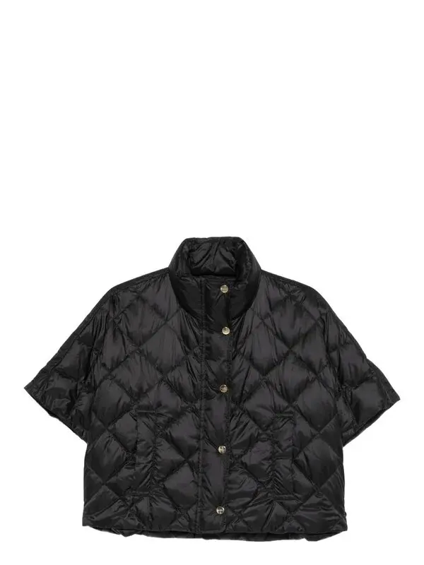 Max Mara Quilted Down Jacket - Black