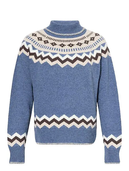 SIEDRES Celeste Patterned Knitted Jumper - Multi