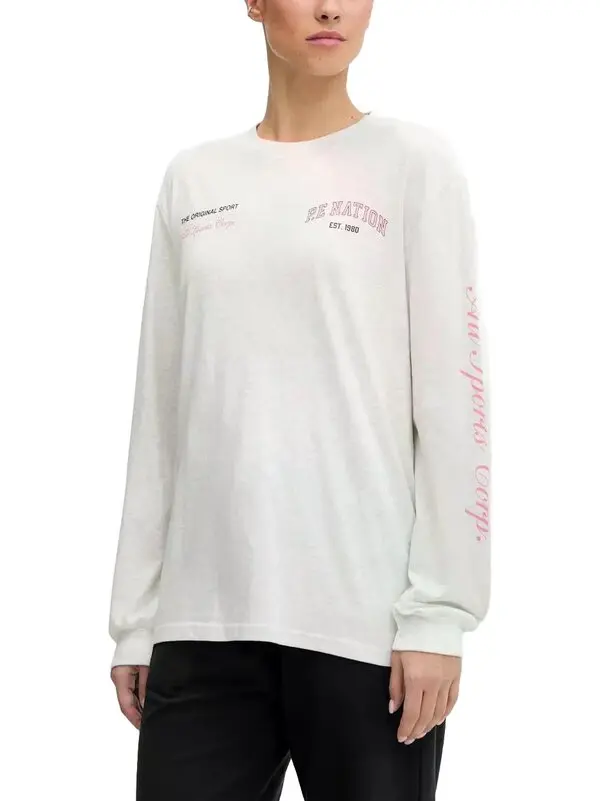 P.E Nation Base Long-sleeve T-shirt - Grey