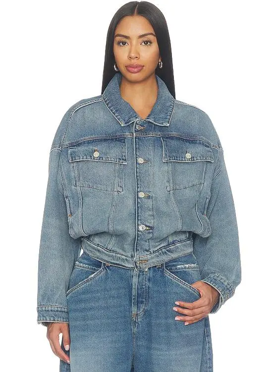 MAY MASHIAH Omer Jacket In . Also - Blue
