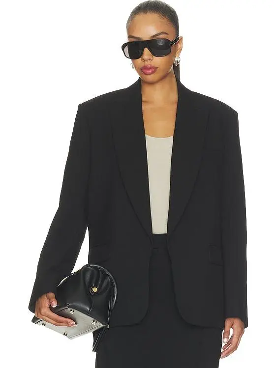 EAVES Jan Classic Suiting Blazer In . Also - Black