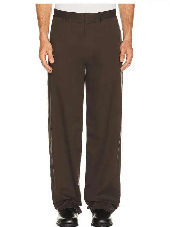 Theory Stretch Chino Pant - Brown