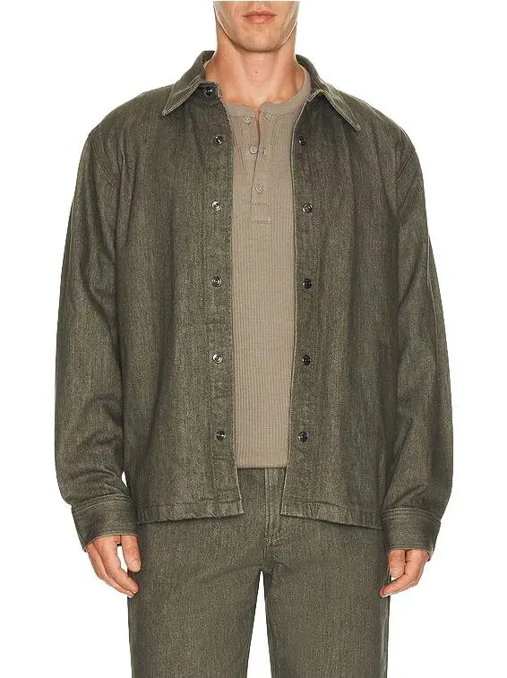 Theory Denim Overshirt - Army